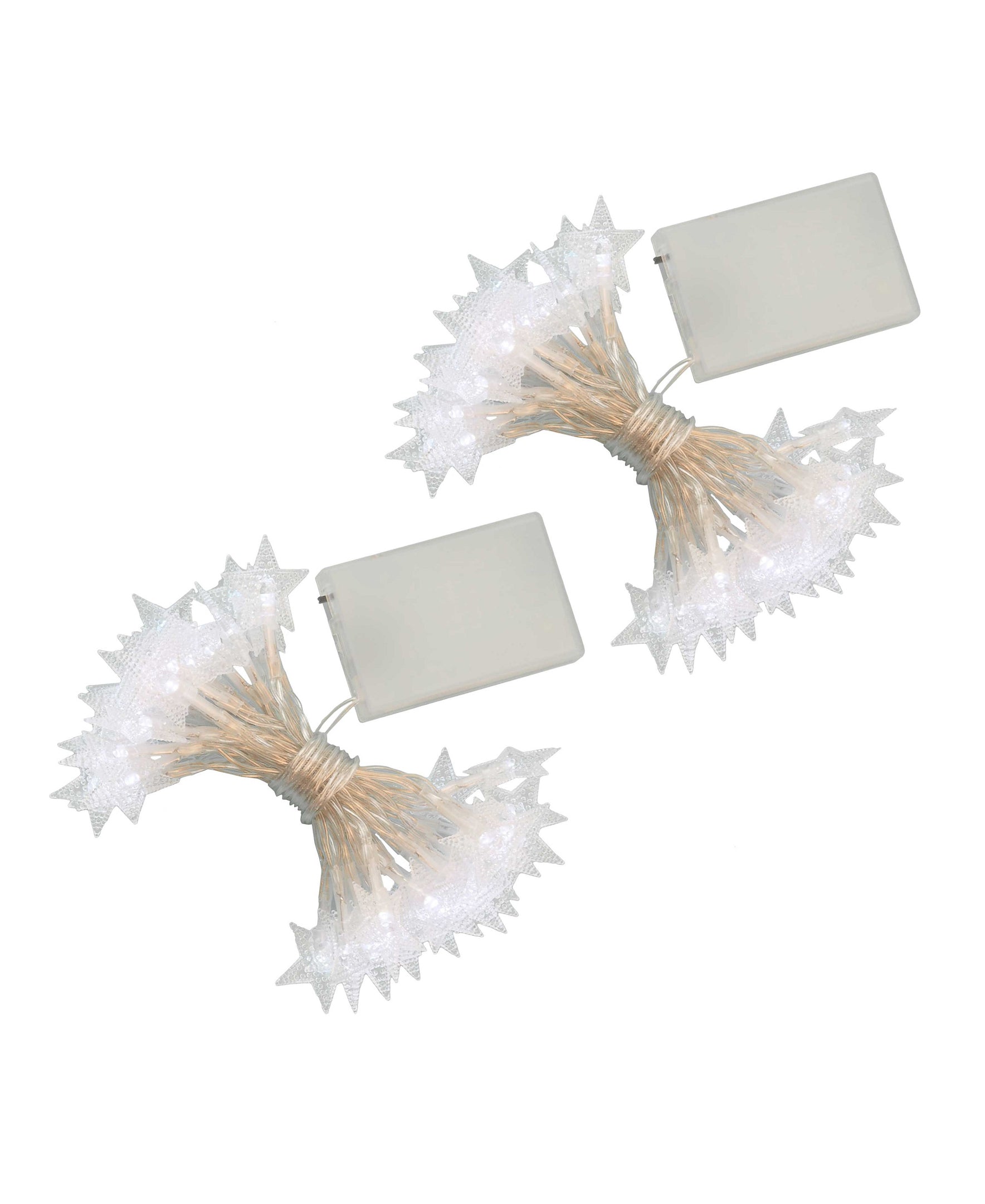 Battery Operated LED Mini Star String Lights - Set of 2 – LumaBase